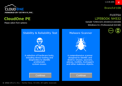 CloudOne ToolKit USB – Bootable Mode – Ultra-X, Inc.